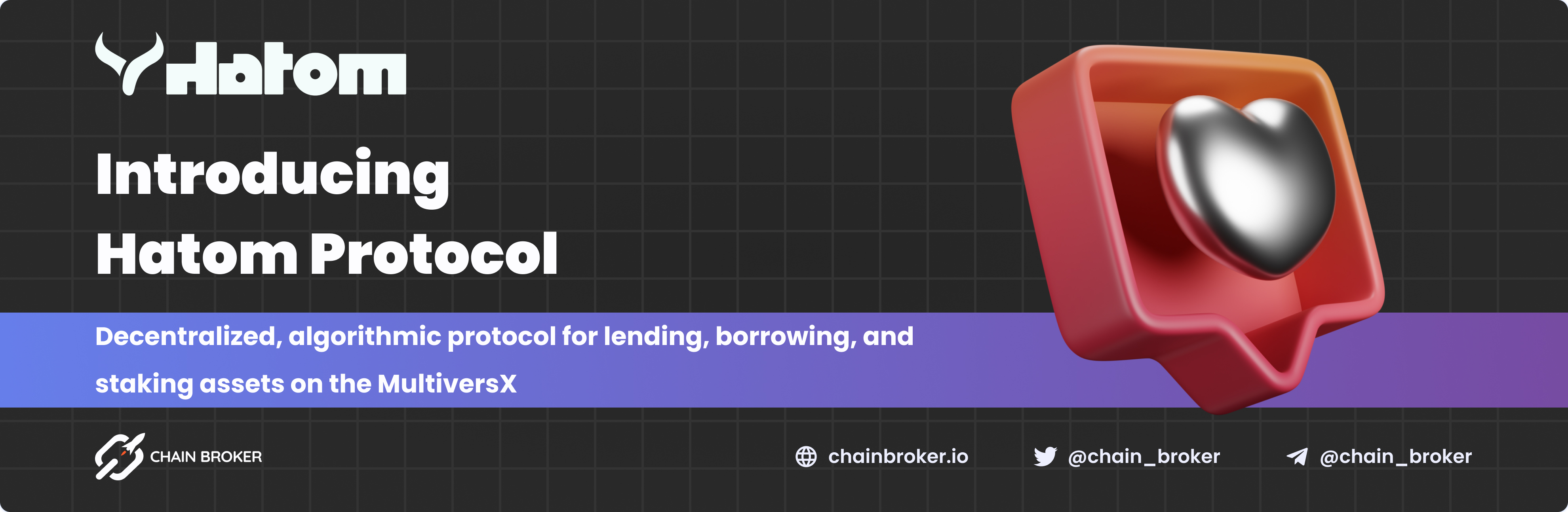 Introducing the Hatom, first DeFi Ecosystem on MultiversX | Chain Broker