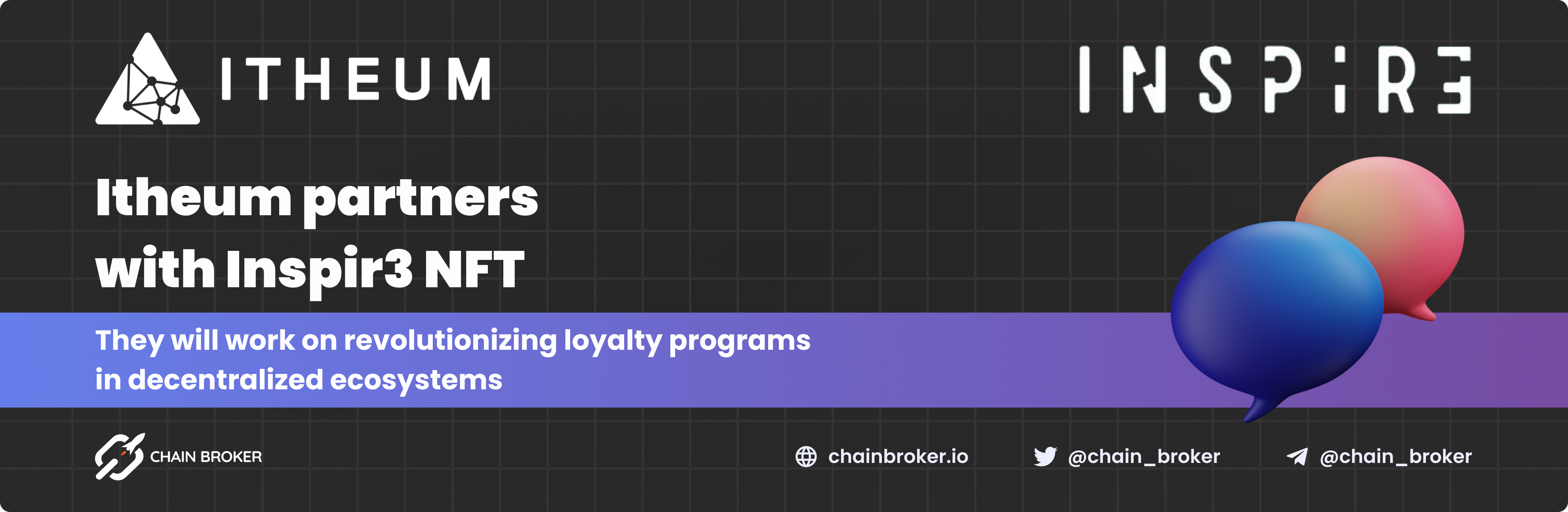 Itheum partners loyalty startup Inspir3 | Chain Broker